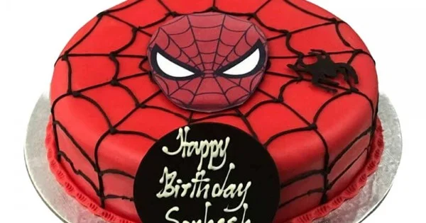 Spiderman Mask Print Cake -2lbs